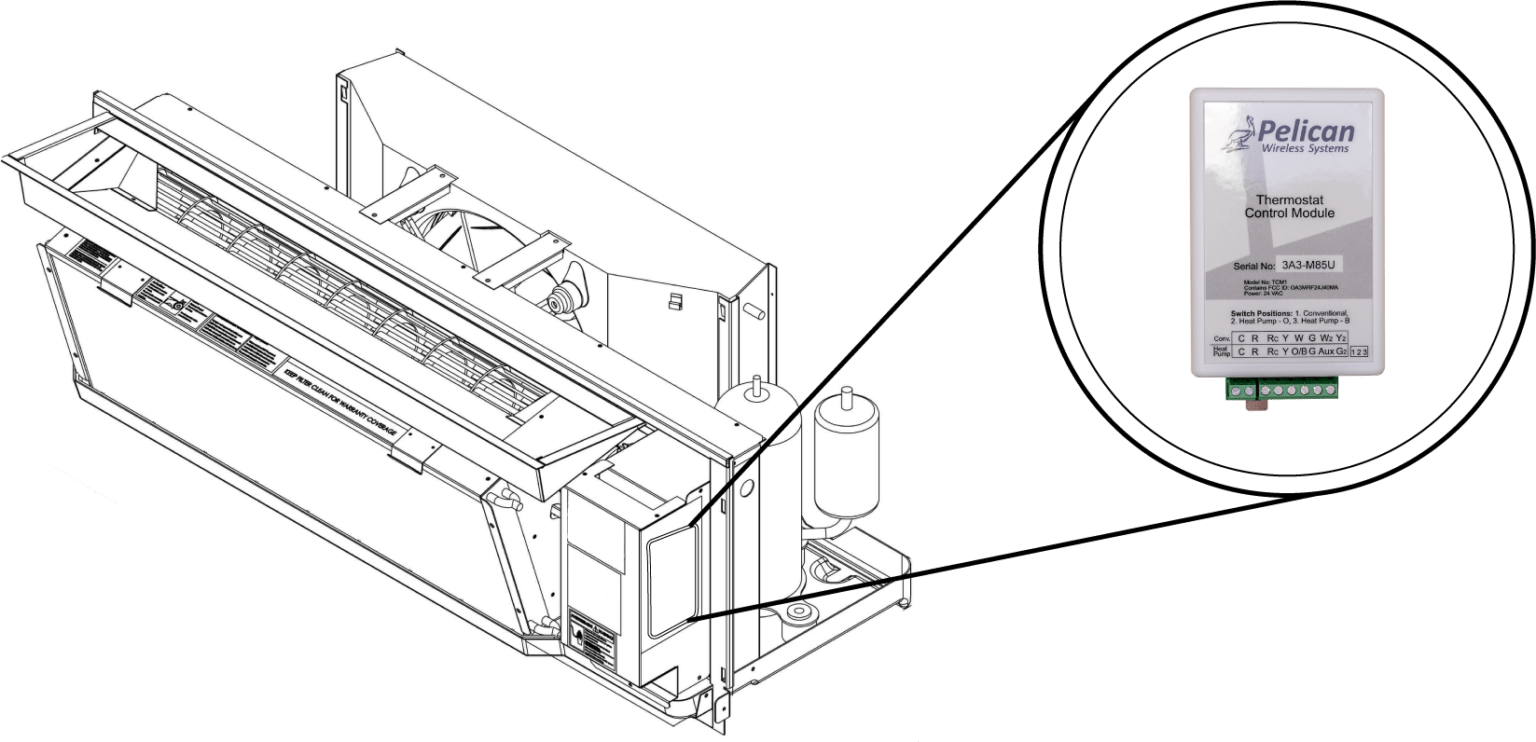Wireless PTAC Control (TCM1) - Pelican Wireless Systems